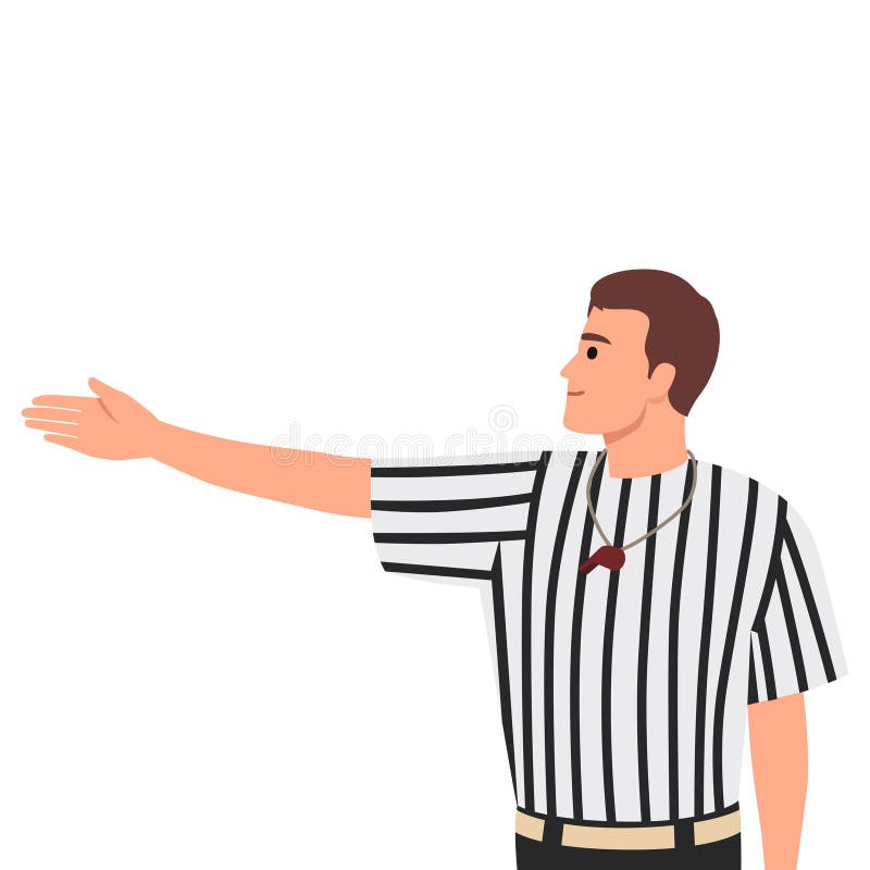 Referee Blowing Whistle Stock Illustrations – 1,443 Referee Blowing ...