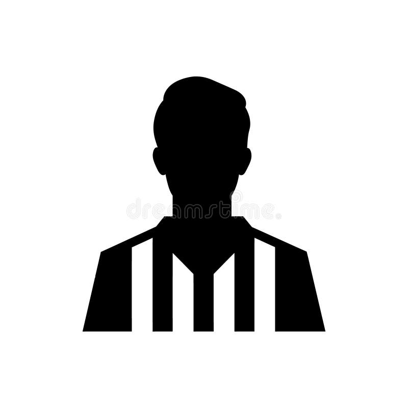 Referee Icon stock vector. Illustration of play, sign - 296707144