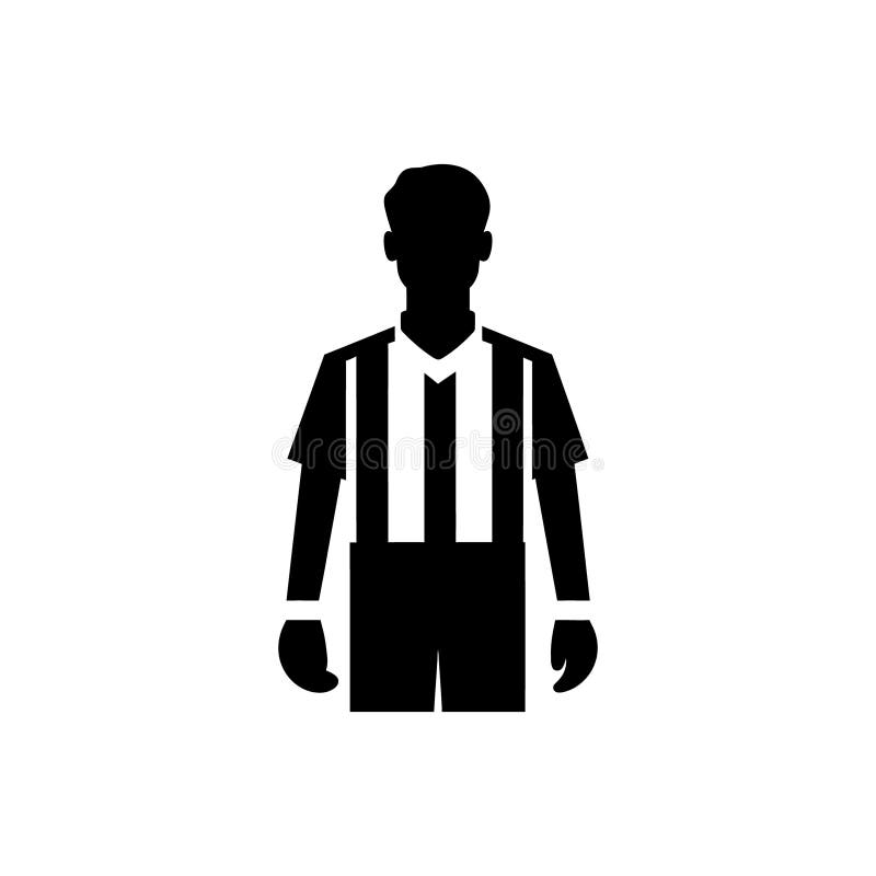 Referee Icon stock vector. Illustration of play, sign - 296707144