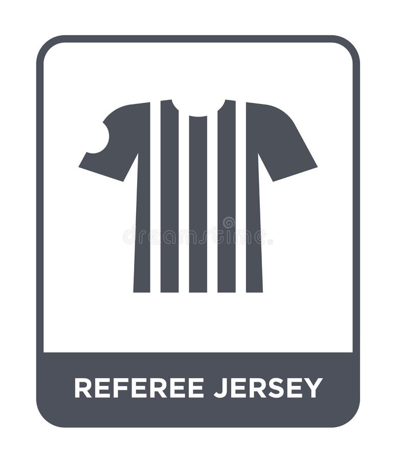 Referee Jersey Icon in Trendy Design Style. Referee Jersey Icon ...