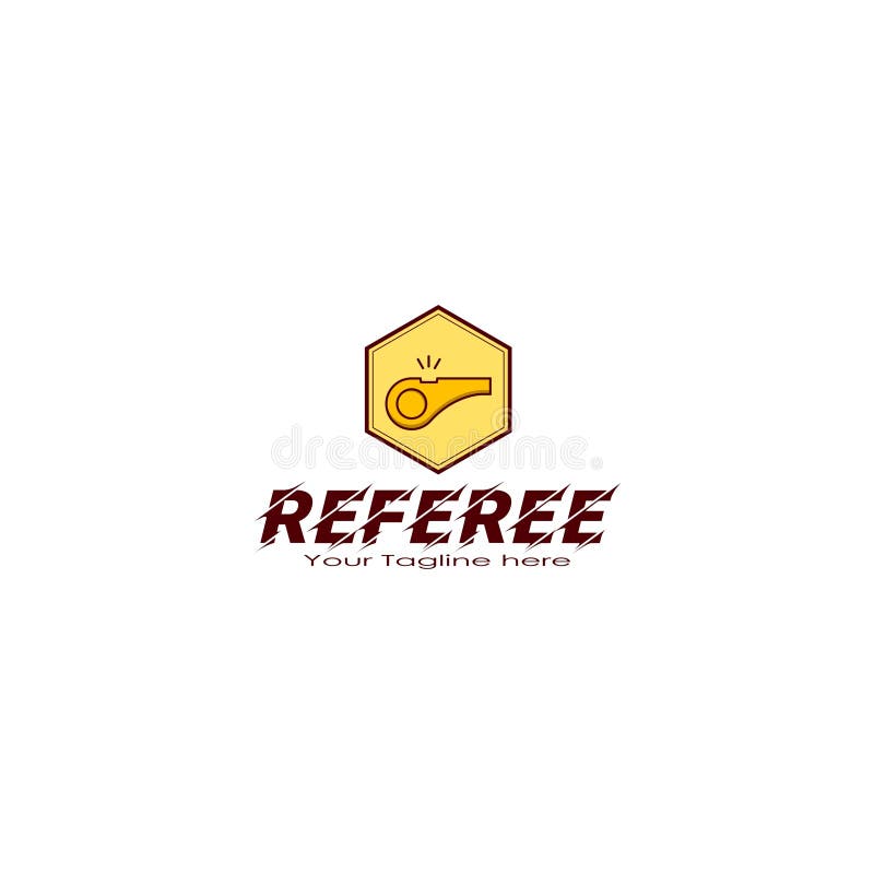 Referee Logo Design Vector Graphics Stock Vector - Illustration of logo ...