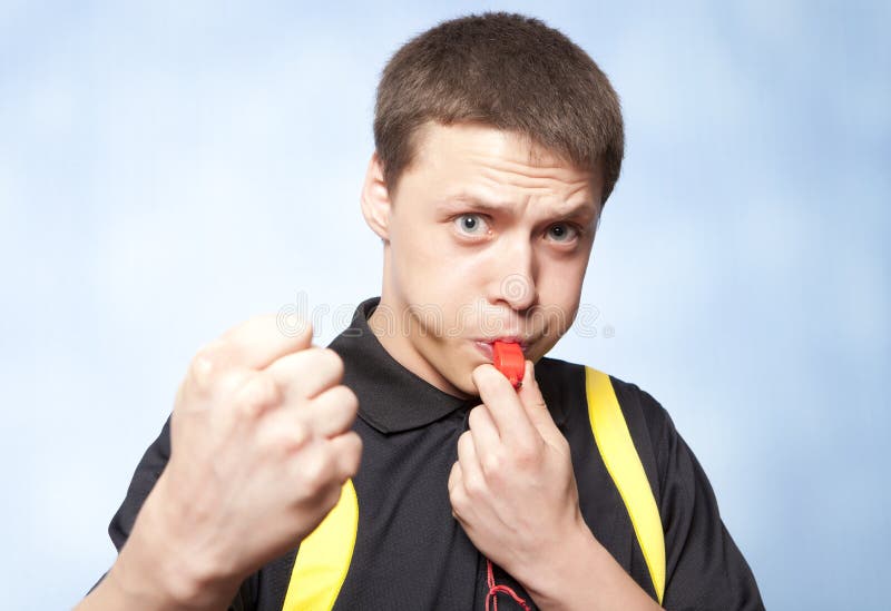 Referee stock photo. Image of responsibility, goal, crazy - 51920412