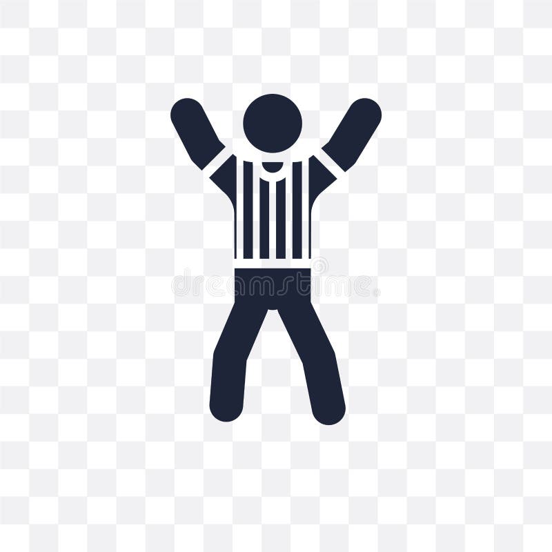 Referee Man Transparent Icon. Referee Man Symbol Design from People ...
