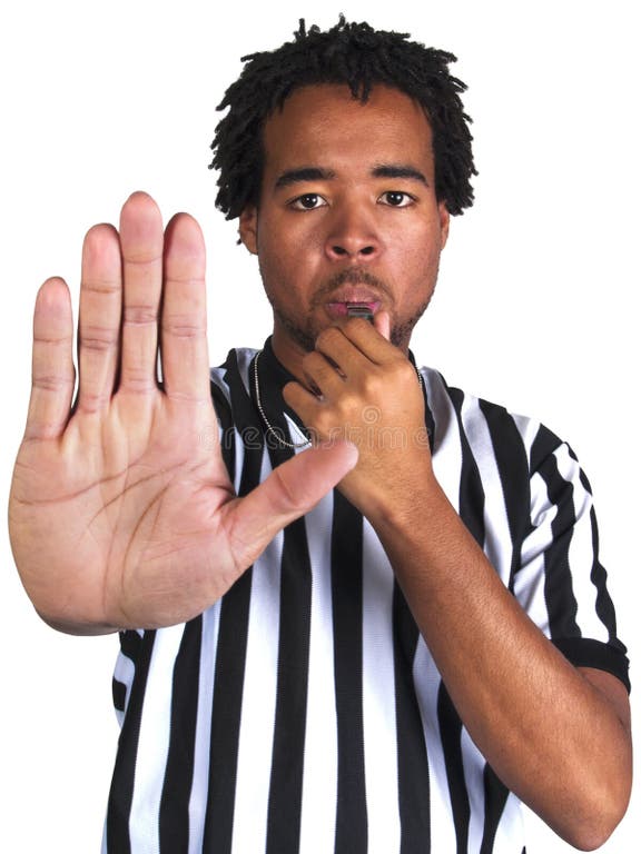 Referee with play gesture stock photo. Image of basketball - 20985336