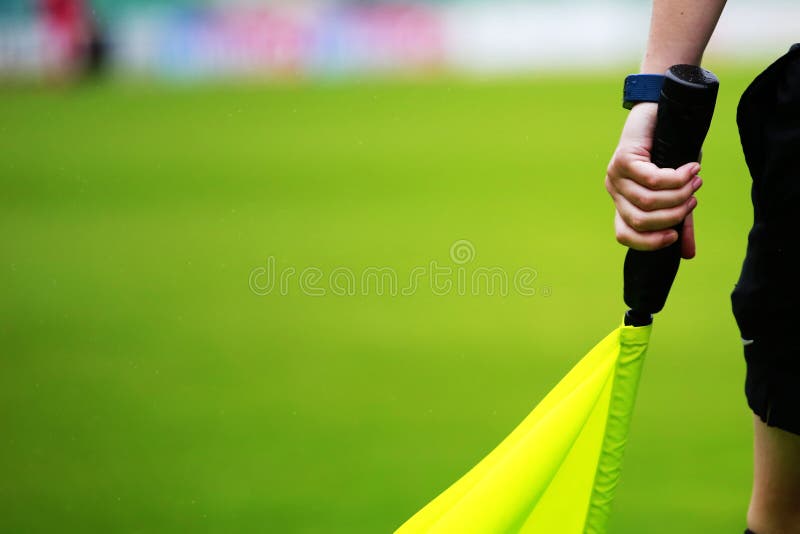 Referees Assistant stock image. Image of linesman, depth - 100113197
