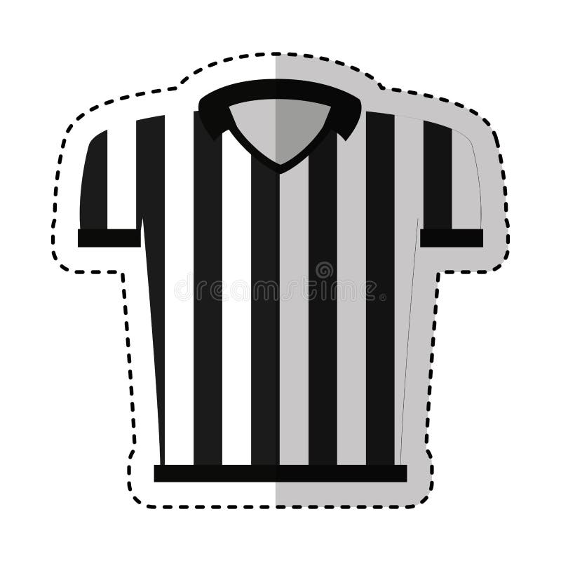 Referee shirt uniform icon stock vector. Illustration of sport - 86460987