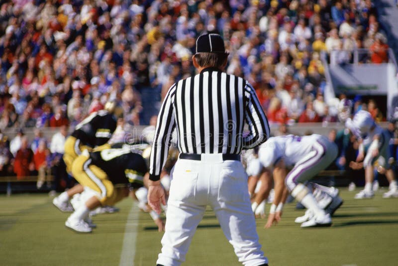 American Football Game Officials Talking - Referee Editorial Stock ...