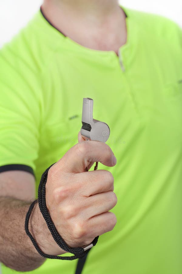 Referee Whistle stock photo. Image of sportsman, referee - 35548204