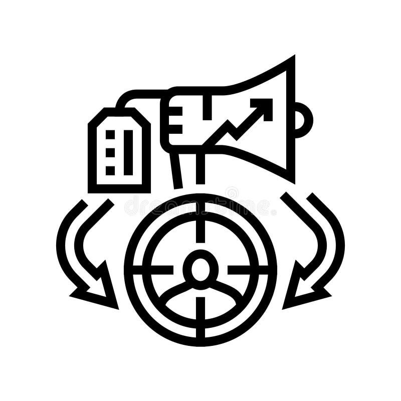 Reference Groups Consumer Behavior Line Icon Vector Illustration Stock ...