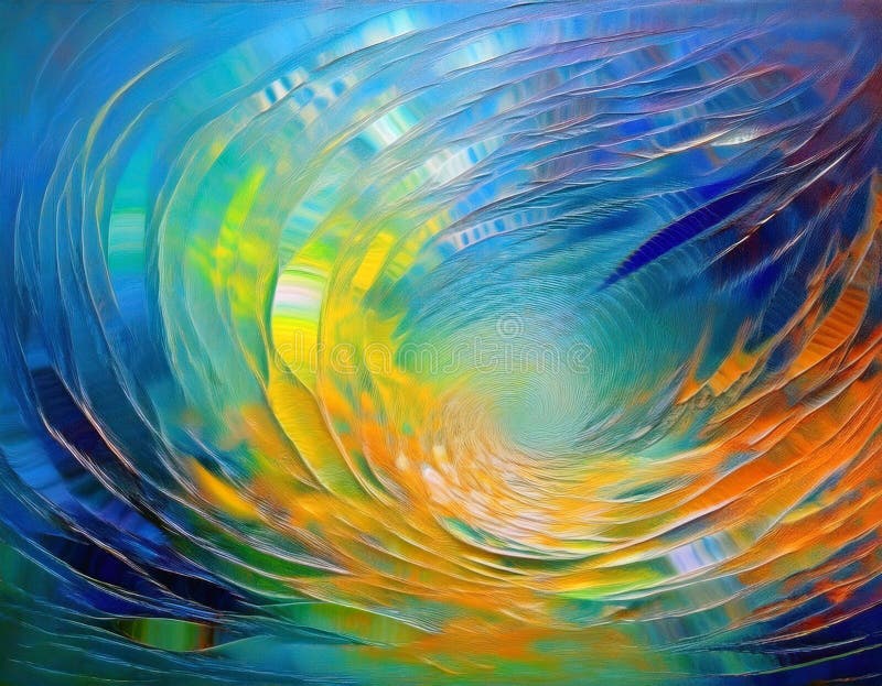 Abstract Post-Impressionist Painting: a Visual Inspiration Stock ...