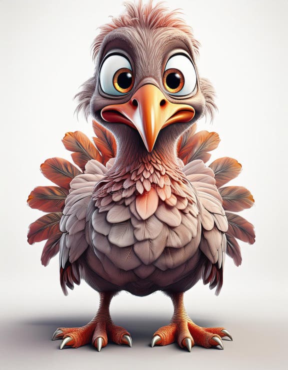 Turkey cartoon isolated stock image. Image of bird, cartoon - 340245669