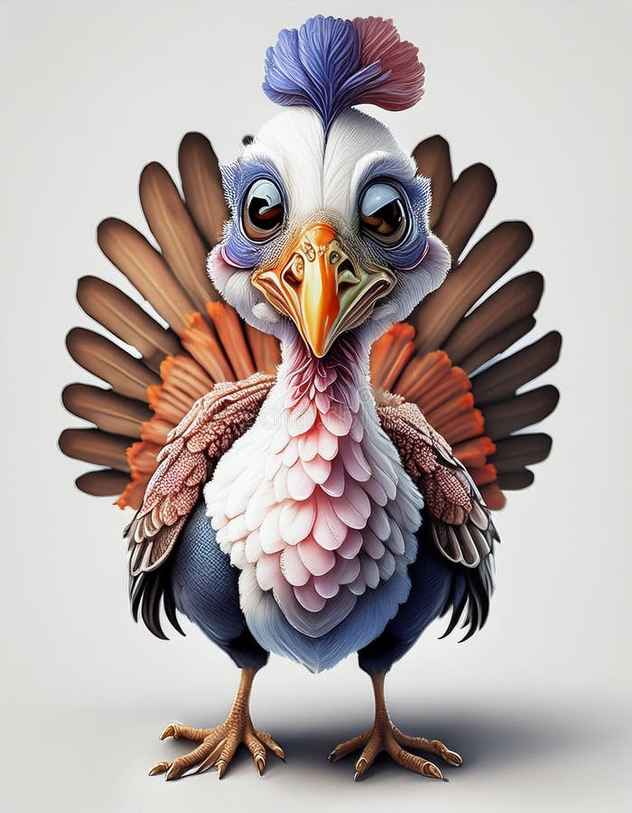 Turkey cartoon isolated stock image. Image of cartoon - 340245671