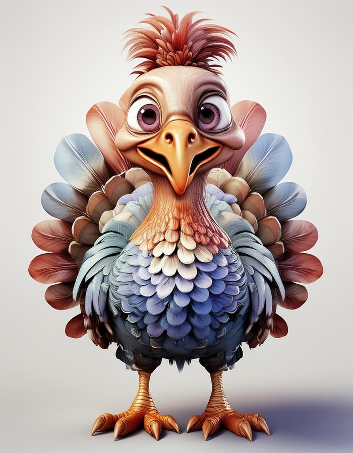 Turkey cartoon isolated stock photo. Image of turkey - 340245674