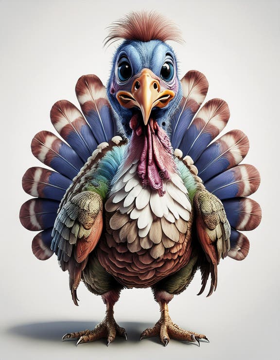 Turkey cartoon isolated stock photo. Image of isolated - 340245676