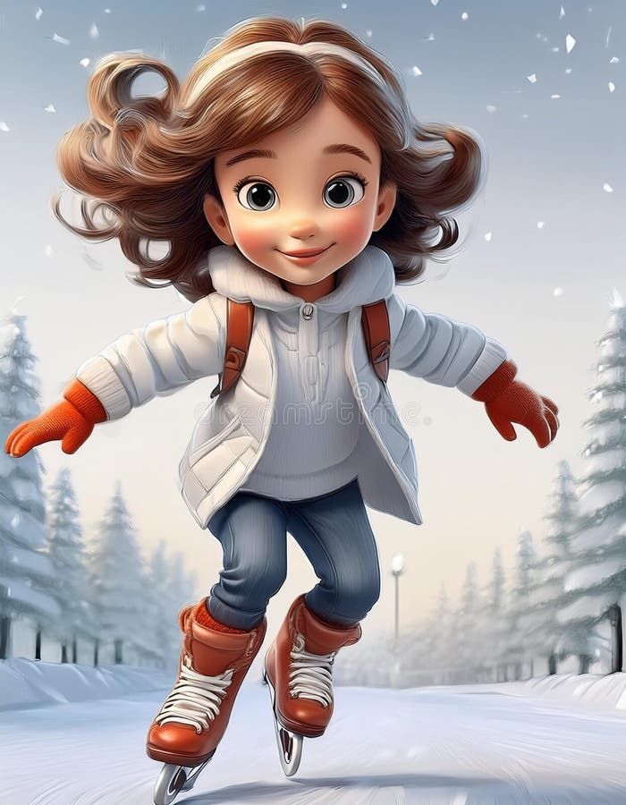 Child skating cartoon stock photo. Image of kids, skates - 341004888