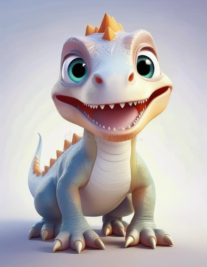 Dinosaur dragon cartoon stock photo. Image of portrait - 341073090