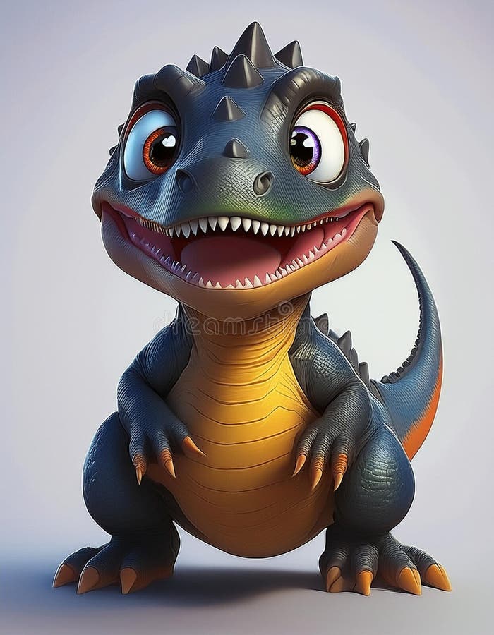 Dinosaur dragon cartoon stock image. Image of reptile - 341073093