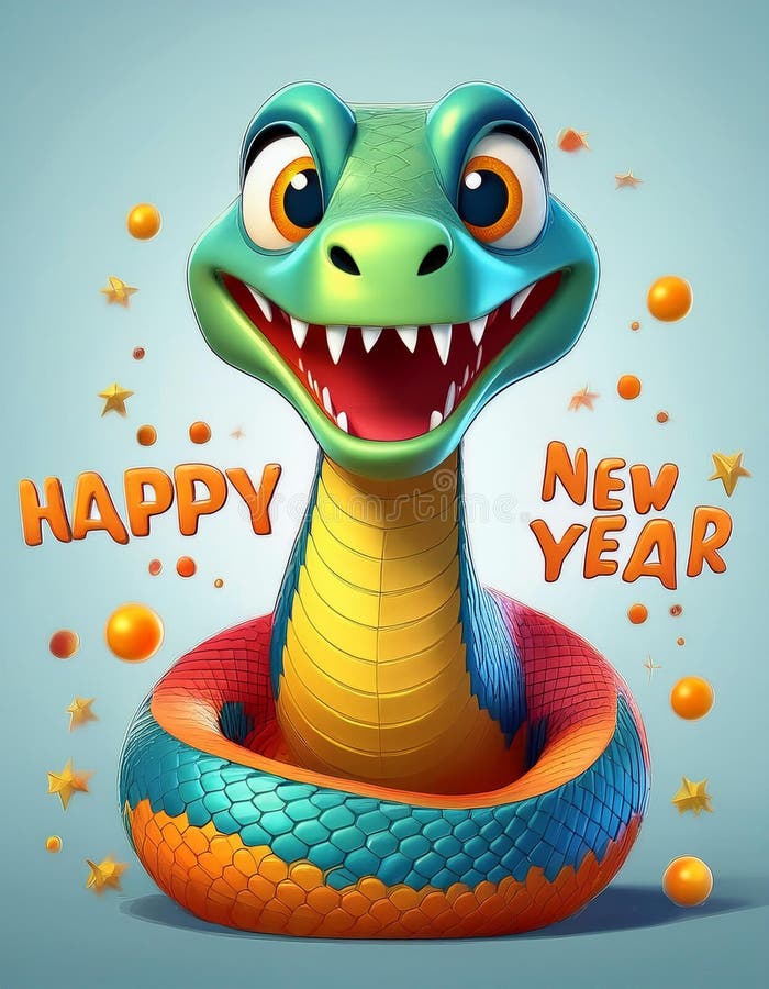 Happy New year cartoon stock photo. Image of chinese - 343298374