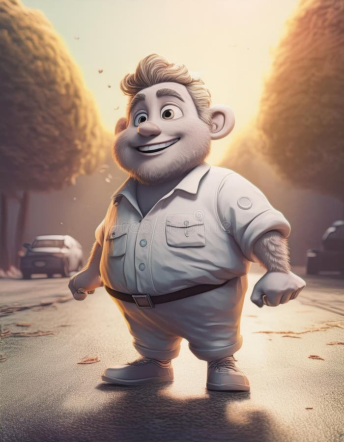 Garbage Man Working Cartoon Stock Illustration - Illustration of clean ...