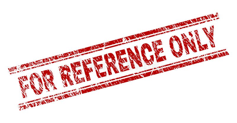 Grunge Textured for REFERENCE only Stamp Seal Stock Vector ...