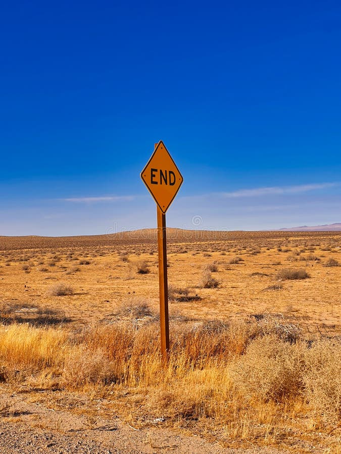 A Reference To the End of the Road Stock Photo - Image of farm, gravel ...
