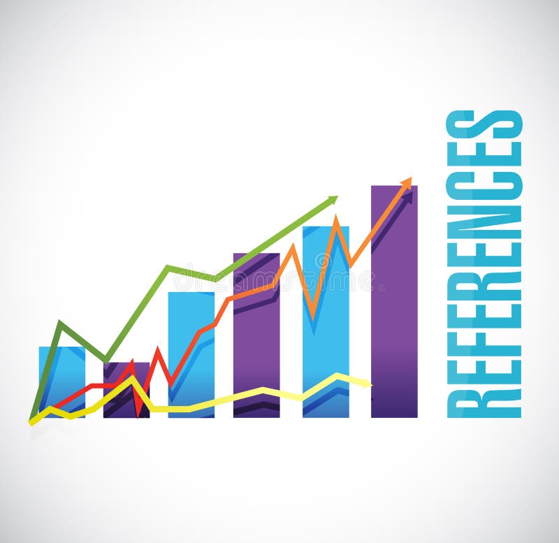 References Business Graph Sign Concept Stock Illustration ...