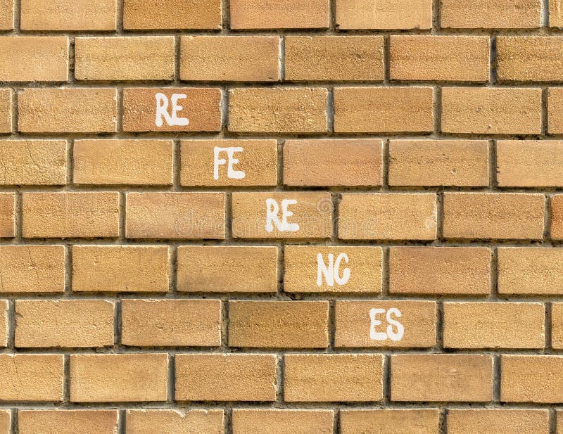 References or Reference Symbol. Concept Word References on Beautiful ...