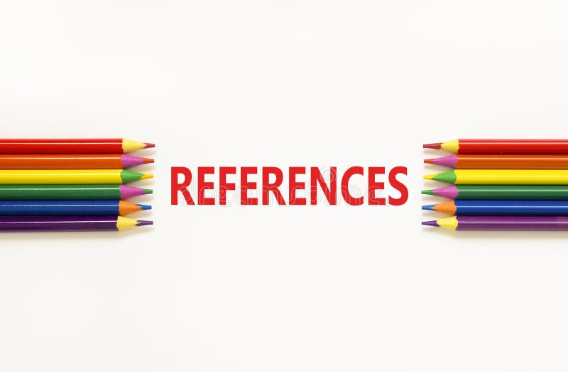 References or Reference Symbol. Concept Word References on Beautiful ...