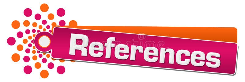 References Pink Orange Circular Label Stock Illustration - Illustration ...