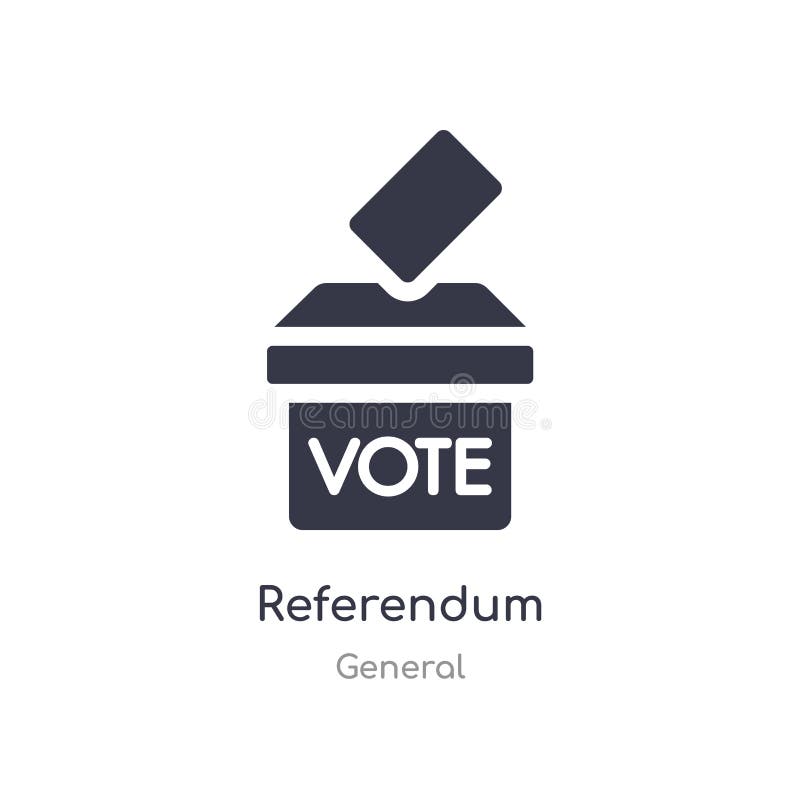 Referendum Icon. Isolated Referendum Icon Vector Illustration from ...