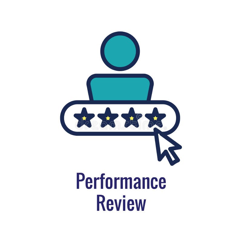 Referral Job Reference Icon with Recommendations, Performance Review ...