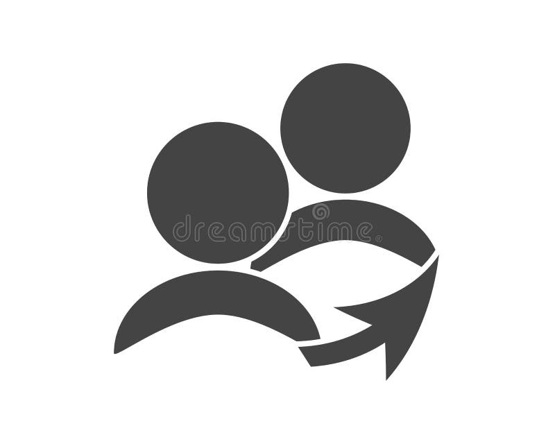 Referral Link Vector Icon on White Isolated Background Stock Vector ...