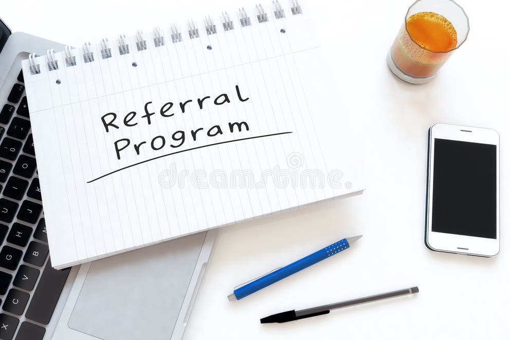 Referral Program stock illustration. Illustration of suggestion - 147218542