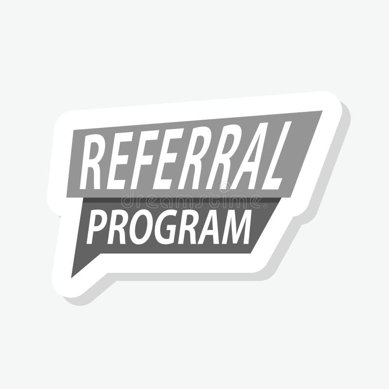 Referral Program Template Sticker Stock Illustrations – 86 Referral ...