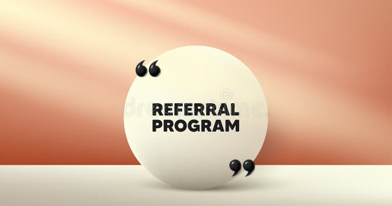Referral Program Symbol. Refer a Friend Sign. Circle Frame, Product ...