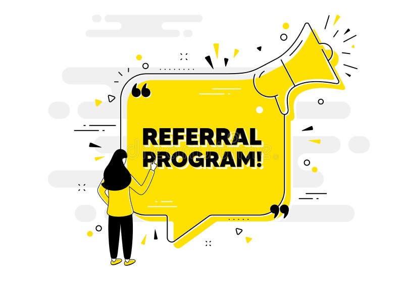 Referral Program Symbol. Refer a Friend Sign. Vector Stock Vector ...