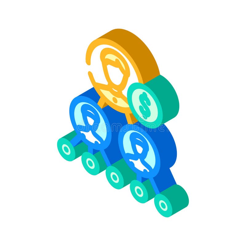 Referral Rewards Isometric Icon Vector Illustration Stock Vector ...