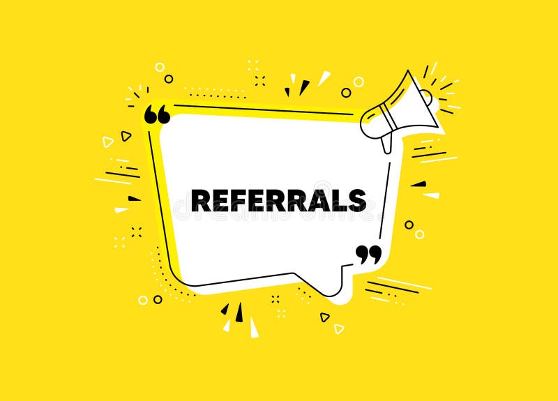 Referrals Symbol. Referral Program Sign. Vector Stock Vector ...