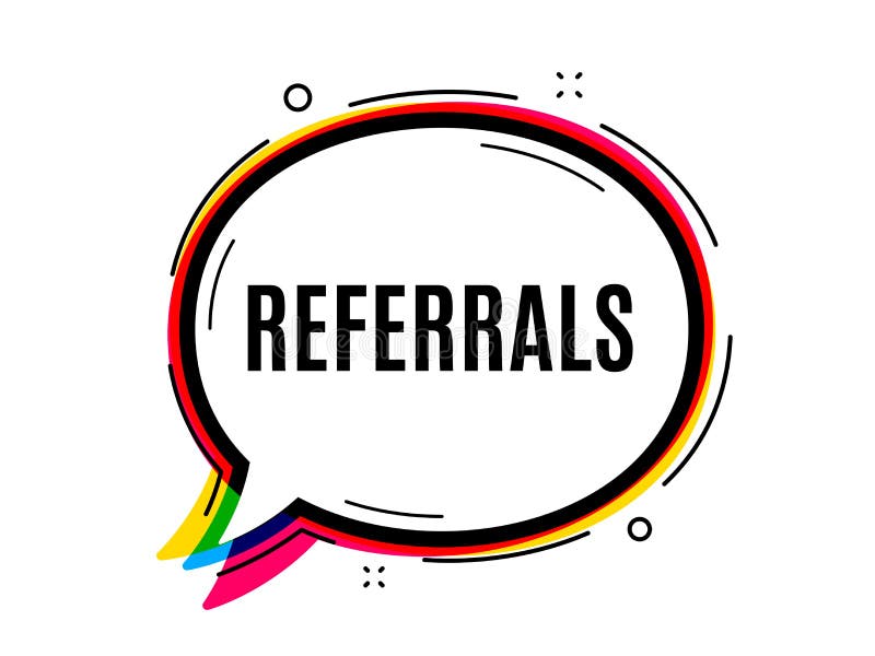 Referral Program Symbol. Refer A Friend Sign. Vector Stock Vector ...
