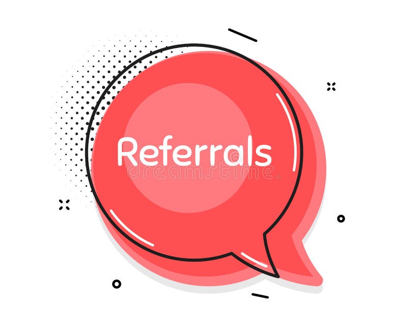 Referrals Symbol. Referral Program Sign. Vector Stock Vector ...