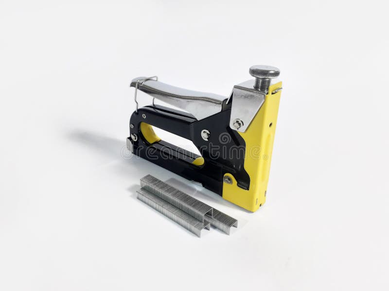 Refill Staples Gun Made of Iron Stock Image - Image of closeup, heavy ...