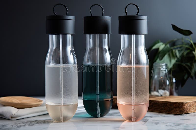 Refillable Bottle with Built-in Filter, Designed To Reduce Plastic ...