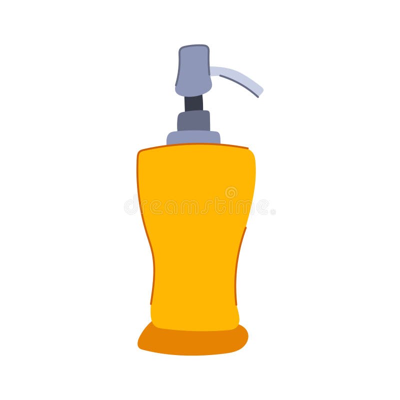 Refillable Liquid Soap Dispenser Cartoon Vector Illustration Stock ...