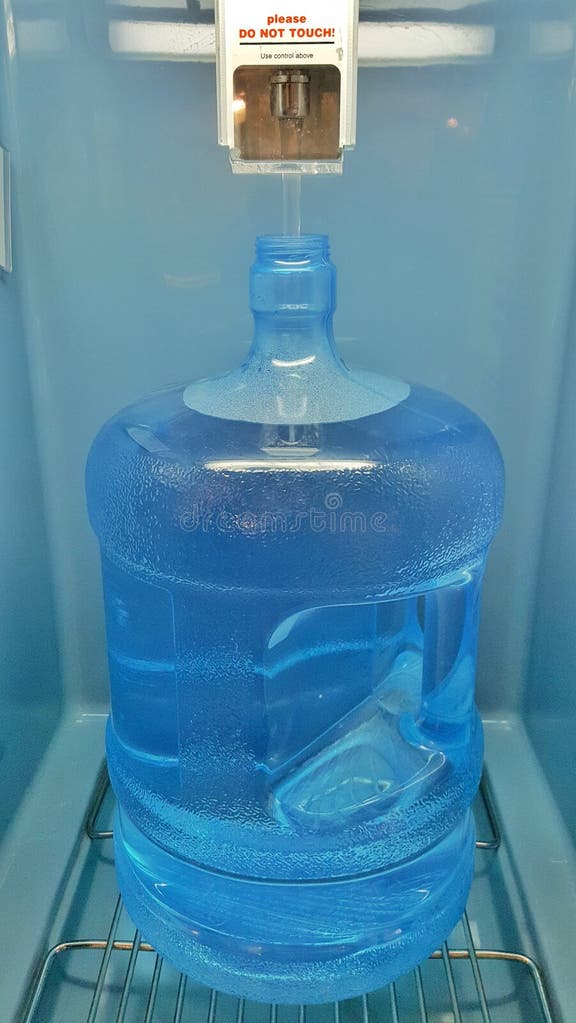 Refilling 5 Gallon Water Bottle Stock Image - Image of drink ...