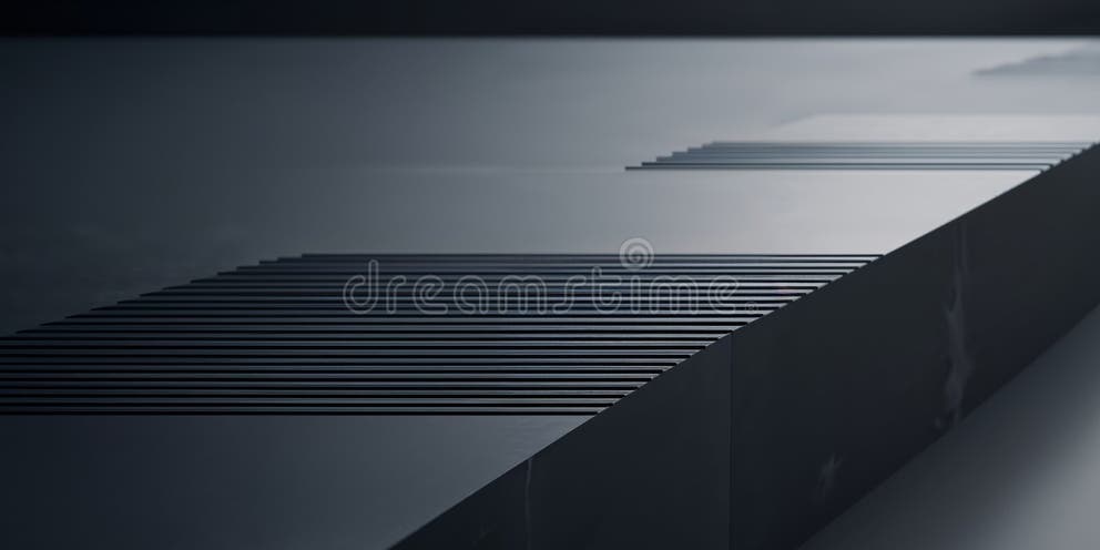 Refined Dark Surface with Horizontal Line Texture for Modern Design ...