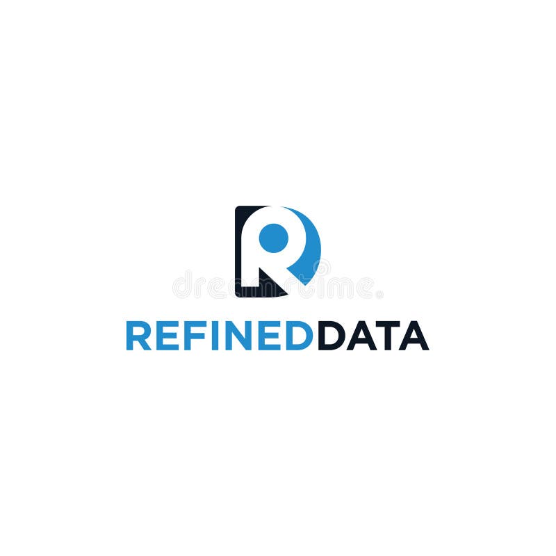 Refined Data Logo Design Template for Tecnology Stock Vector ...