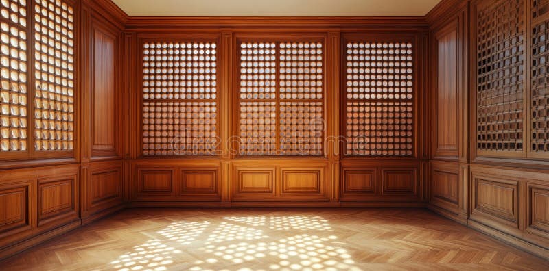 Refined Interior Panels with Complex Geometric Motifs and a Polished ...