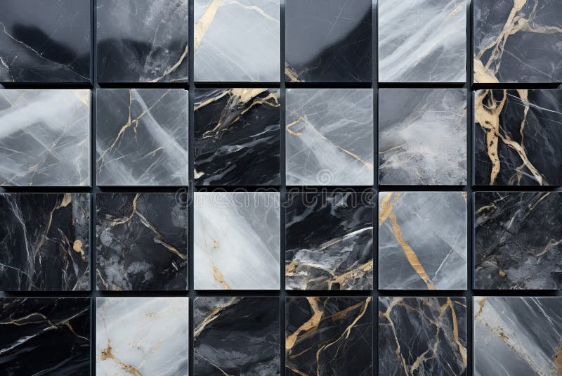 Refined Marble Material Mosaic. Generate Ai Stock Image - Image of ...