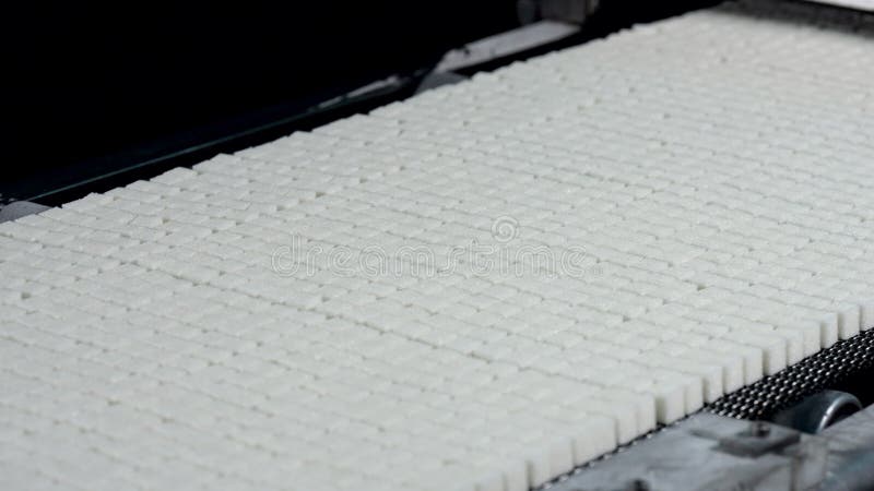 Refined Sugar on the Assembly Line. Stock Video - Video of industrial ...