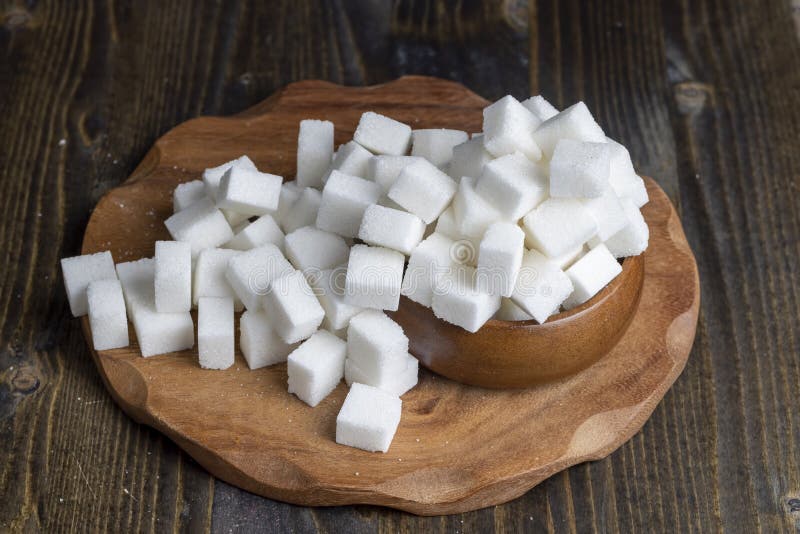 Refined White Beet Sugar, Cubes Stock Photo - Image of cube, cane ...